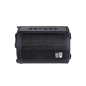 Altec Lansing HydraMotion Wireless Bluetooth Speaker with 360 Degree Sound, Portable IP67 Waterproof for Outdoors, Shockproof, Snowproof, Everything Proof, 12 Hour Playtime (Black) (Renewed)