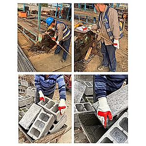 Leather Gardening Gloves for with Grip,Ultra-lite PU Coated Polyurethane Working Gloves for Men Women,2 Pairs Working Gloves, Best Garden Gifts & Tools for Gardener