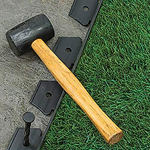 Landscape Stakes Metal Landscape Edging Anchoring Spikes, 10-Inch Length 50 Count, for Artificial Turf Stakes, Paver Edging, Weed Barrier, Timber, Carpentry, Tent and More by WOCHOLL