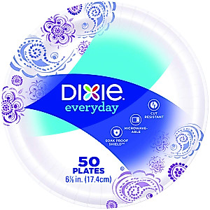 Dixie Heavy Duty Paper Plates (6.875 inch 50 Count)