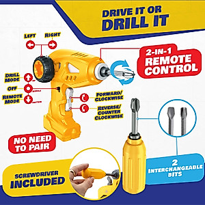 USA Toyz Kid Nitro Race Car Building Toys for Kids - 2 Pack Model Cars, Educational Toys Take Apart STEM Toys, Build Your Own Toy Cars with Toy Drill (52 Pieces)