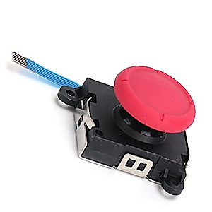 Joystick Button Module, Easy to Install Portable Lightweight Thumb Stick Comfortable for Switch Lite Controller(red)