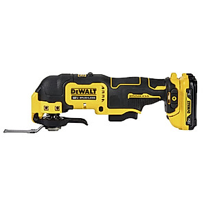 DEWALT XTREME 12V MAX Brushless Cordless Oscillating Tool Kit (DCS353G1) , Yellow