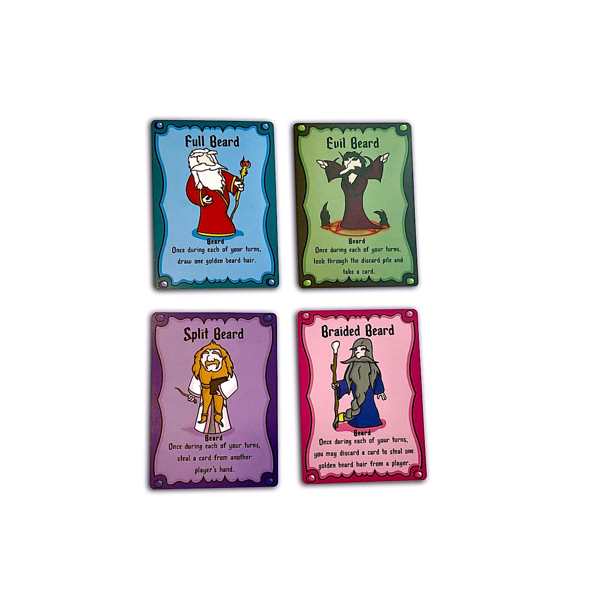 Beard Wizards Card Game for 2-5 Players by The Dusty Top Hat