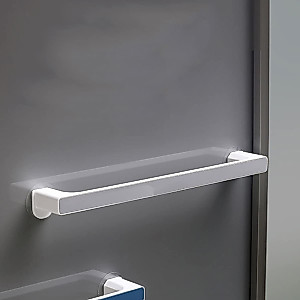 DOITOOL 1pc Rustproof Wall- Self Organizer Accessories Rod Holder Wall Storage Bedroom Bathroom Stand Stick Towel Heavy Wall-Mounted for Bar Duty Hand Hanger on Adhesive Bath Rack