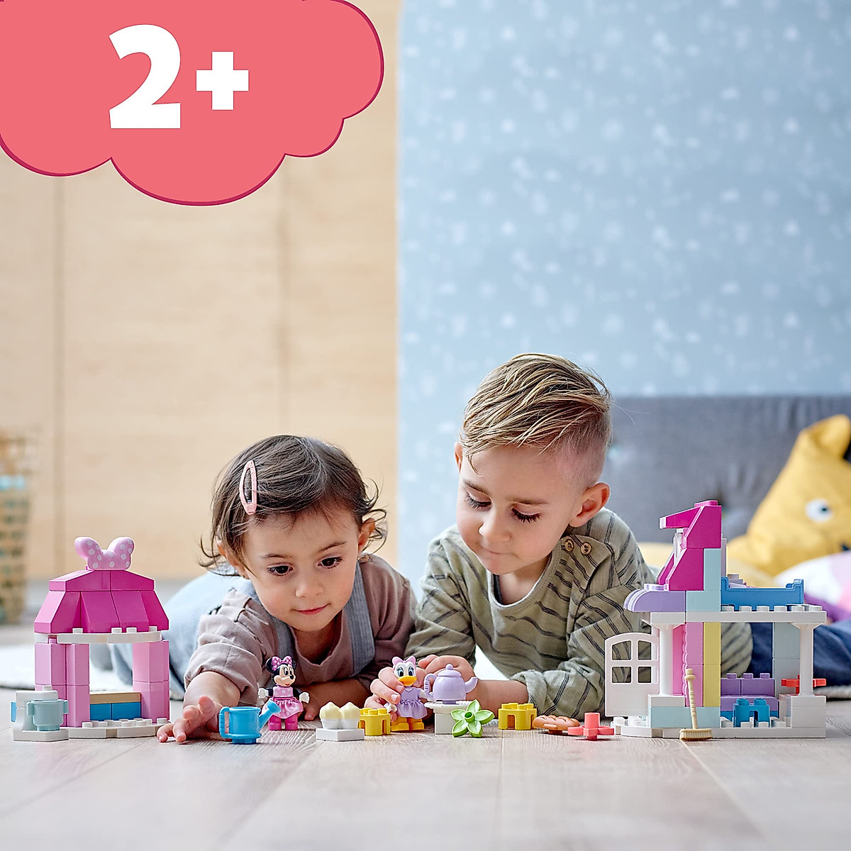 LEGO DUPLO Disney Minnie’s House and Café 10942 Dollhouse Building Toy for Kids, Boys and Girls, with Minnie Mouse and Daisy Duck (91 Pieces)