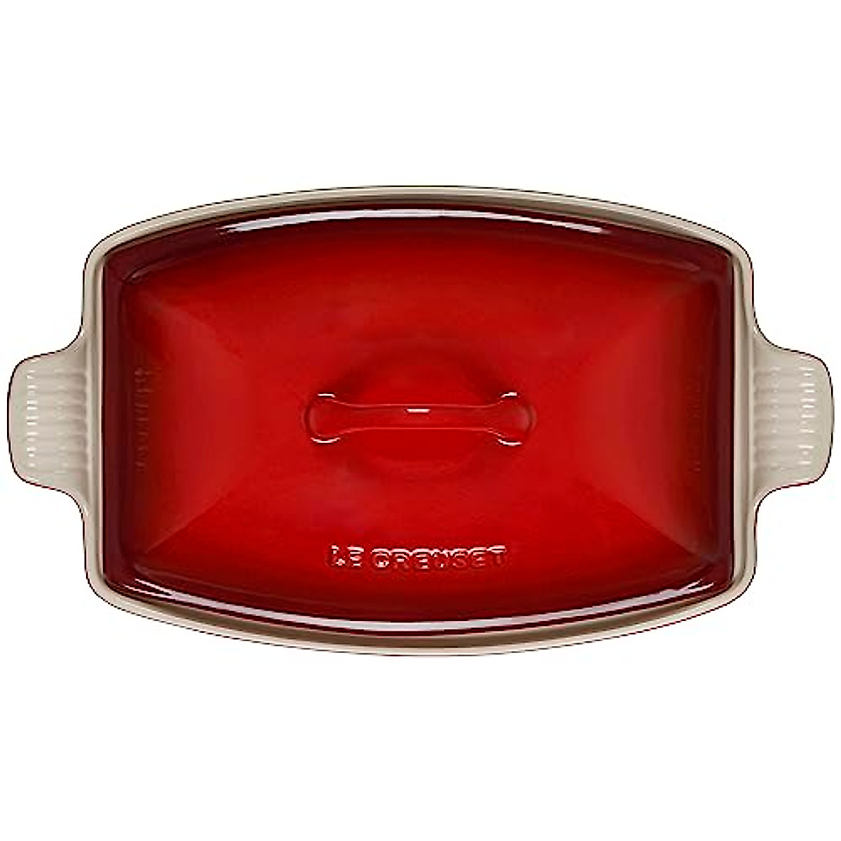Le Creuset Heritage Stoneware Deep Baker with Lid, 4.5 qt., Cerise