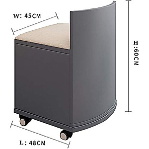LEONYS Vanity Table Set with Mirror & 2 Drawers, Makeup Vanity Dressing Table, Dresser Desk and Cushioned Stool Set for Girl, Women Bedroom