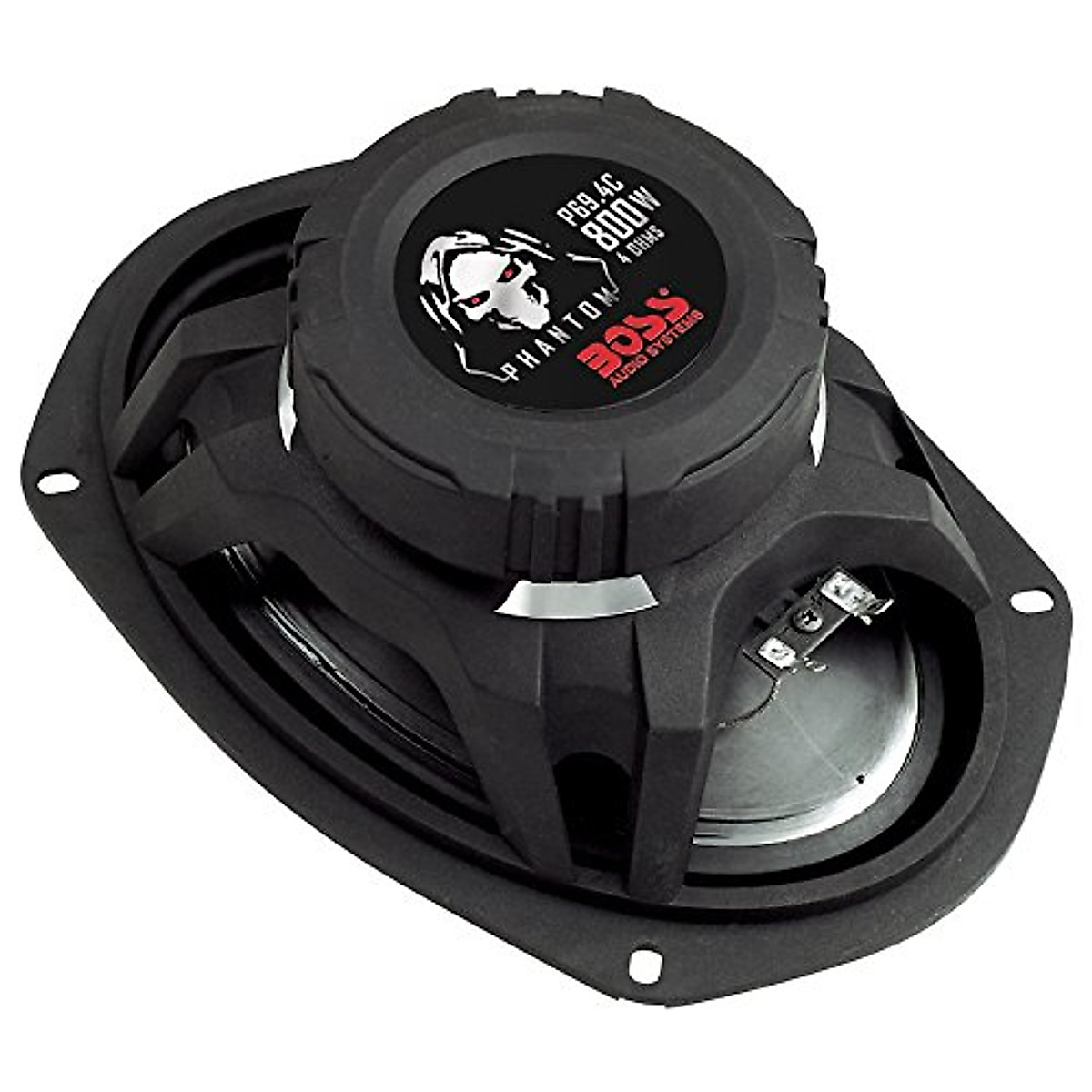 BOSS Audio Systems P69.4C Phantom Series 6 x 9 Inch Car Door Speakers - 800 Watts (Pair), 4 Way, Full Range, Tweeters, Coaxial, Sold in Pairs, Hook Up to Stereo and Amplifier