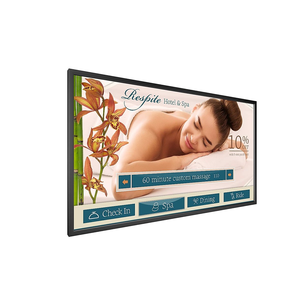 Planar PS Series PS6574K 65" UHD LED LCD Interactive Large Format Display Digital Signage