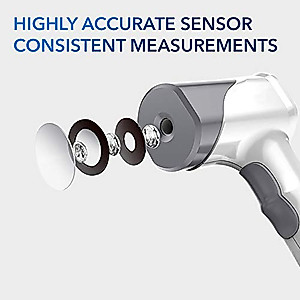 Medical Grade Clinical F-Doc Forehead Thermometer for Adults and Kids v2X, Digital Thermometer, Infrared No Touch Temporal Laser Gun for Indoor and Outdoor, Non-Contact Touchless and Safe, 1s Results