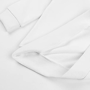 YINFA William Byron 24 Crewneck Sweatshirt Hoodie Pullover Long Sleeve Loose Lightweight Sport unisex White