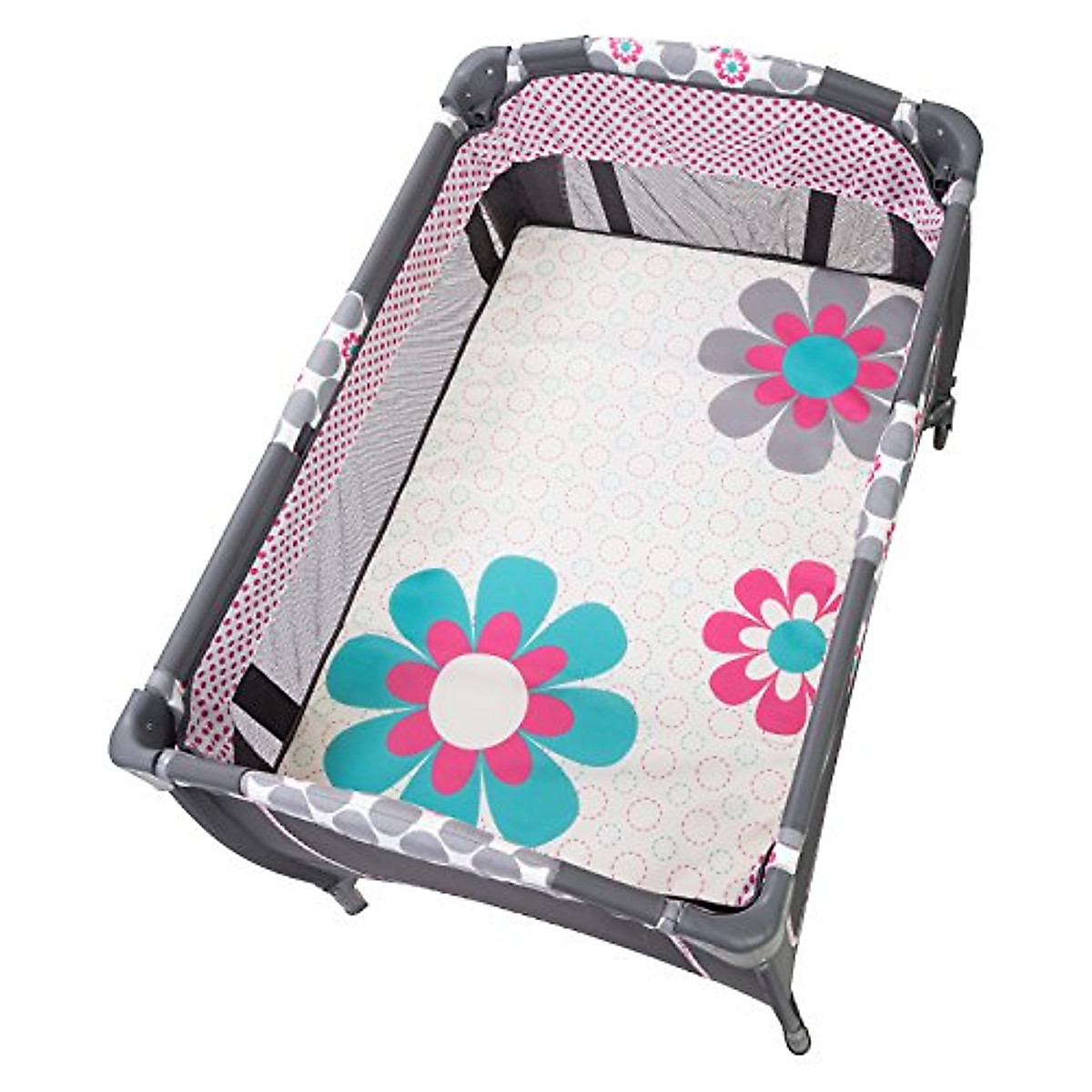 Baby Trend Lil Snooze Deluxe 2 Nursery Center, Daisy Dots