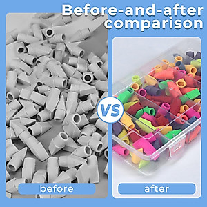 Neworkg 5 Pack Tackle Box Organizer, 6 Grids Transparent Storage Box, Plastic Organizer Box for Crafts, Beads Earrings, Screws and Mascara Brushes