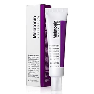 MAXCLINIC Time Return Melatonin Cream | Face Brightening Cream & Face Moisturizer for Dry Skin | Relaxing Face Cream for Women & Men | Melatonin Face Cream for Resilient Skin, 0.88 oz