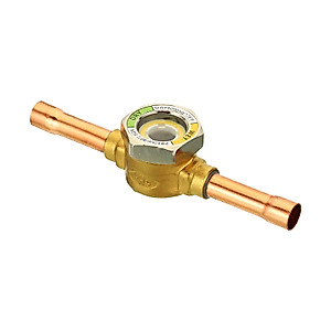 PATIKIL Sight Glass, 3/8 x 3/8 Sweat Universal Liquid Moisture Indicator Soldering for Air Conditioning HVAC Refrigeration