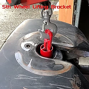 5th Wheel Trailer Hitch Lifting Brackets Replacement Number 6100 Red