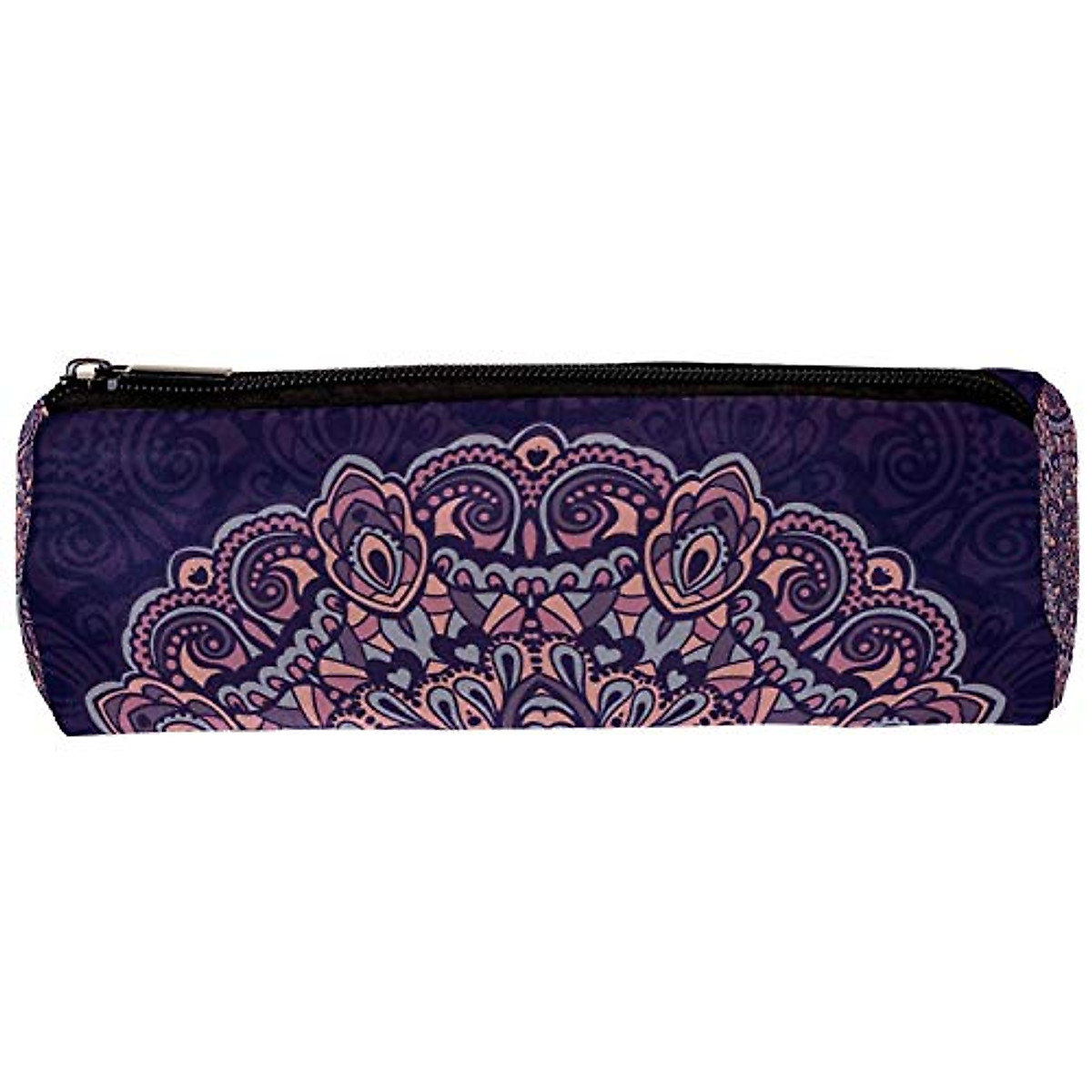 Abstract Flower Mandala Pencil Bag Pen Case Stationary Case Pencil Pouch Desk Organizer Makeup Cosmetic Bag for School Office