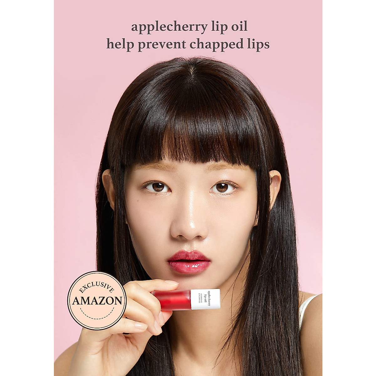 Nooni Korean Lip Oil - Appletea, 0.12 Fl Oz + Korean Lip Oil - Applecherry, 0.12 Fl Oz + Korean Lip Oil - Appleplum, 0.12 Fl Oz Bundle