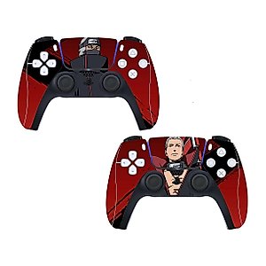 EBTY-Dreams Inc. - Set of 2 Narut Akatsuki Hidan, Kakuzu Vinyl Skin Sticker Decal Protector For Playstation 5 (PS5) Controllers