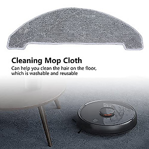 HEEPDD 4Pcs Vacuum Cleaner Mop Cloths, Replacement Fiber Sweeper Cleaning Mop Cloth for VIOMI S9 Robot Vacuum Accessories