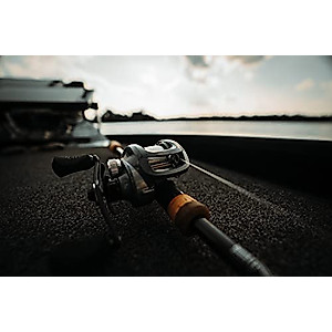 13 FISHING - Inception Slide Baitcast Reel - 8.1:1 Gear Ratio - Left Hand Retrieve (Fresh+Salt) - INSLD2-8.1-LH, Gray