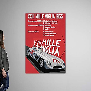 CANVAS ON DEMAND Mille Miglia XXII Wall Decal, Artwork