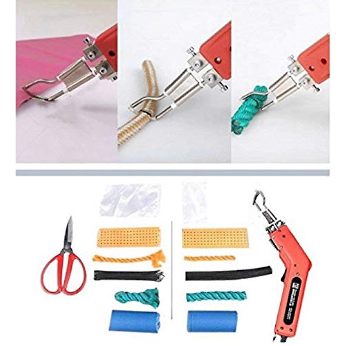 Handheld Electric Hot Knife Cutter and Heat Sealer Rope Healing Professional Hot Cutting Knife Fabric Cloth Cutter