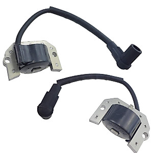 Ignition Coil, Coils Module Fit for Kawasaki John Deere FH Series FH430 FH500V FH531 FH541V FH580V FH601V Parts Engines, Replaces 21171-7007 AM121820-2Pcs