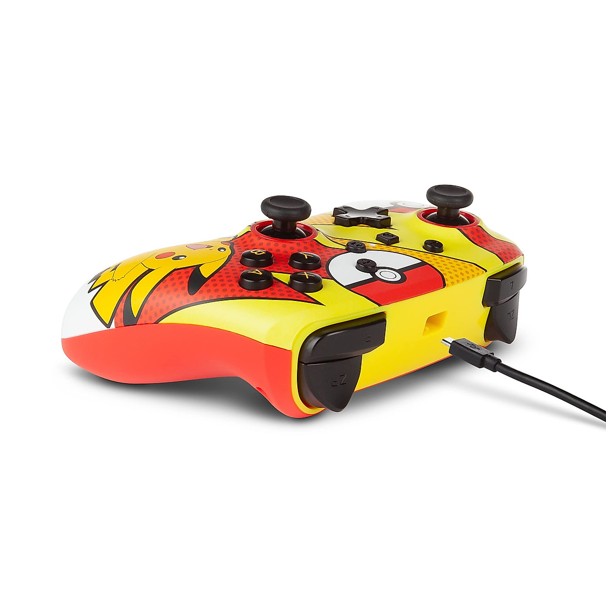 NINTENDO SWITCH PIKACHU POP ART WIRED ENHANCED CONTROLLER [POWER A]