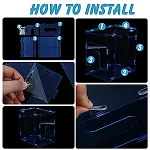 FairySandy 2 Pcs Breast Milk Storage Tower Clear Breast Milk Freezer Storage Organizer Reusable Breastmilk Storage Containers Freezer Breastfeeding Accessories for Fridge Storing Freezing Milk