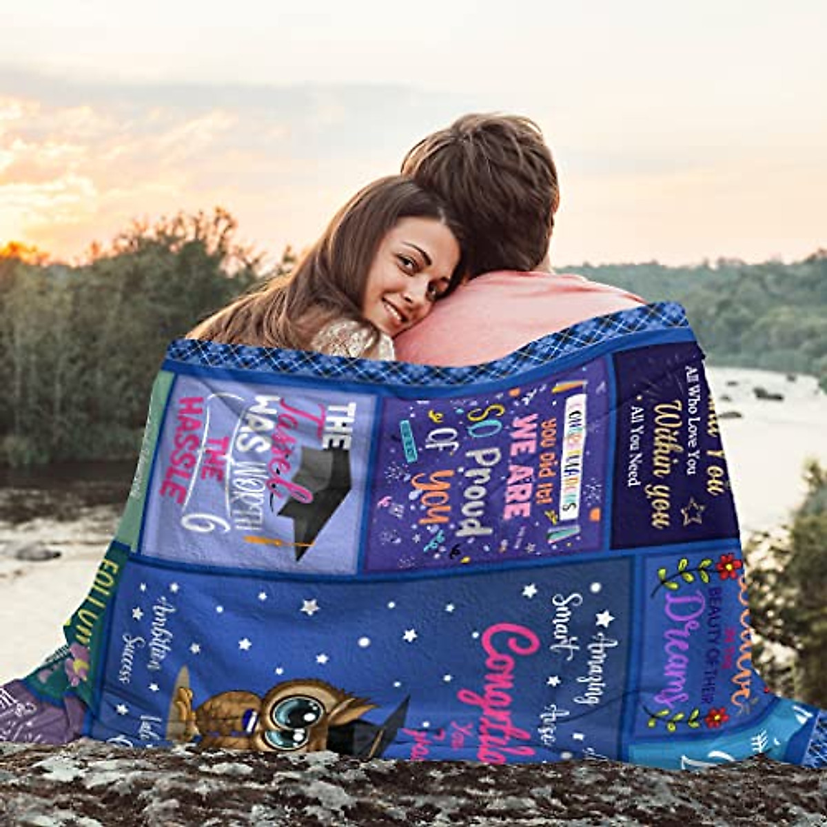 Graduation Gifts, Graduation Gifts for Her, 2023 Graduation Gifts, College Graduation Gifts for Her Blanket 50"X60", graduation gift for Him, High School PHD Bachelors Masters Degree Graduation Gifts