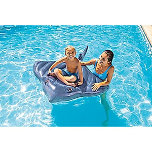Intex Stingray Ride-On Inflatable Swimming Pool Beach Float Toy -57550NP