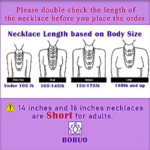 BORUO 925 Sterling Silver Cable Chain Necklace, 1mm Solid Italian Nickel-Free Lobster Claw Clasp 18 Inch