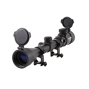 Sutekus Tactical Scope 3-9x40 Rangefinder Red & Green Illuminated Optics Reticle Crosshair Scope with 0.79"(20mm) Free Mounts