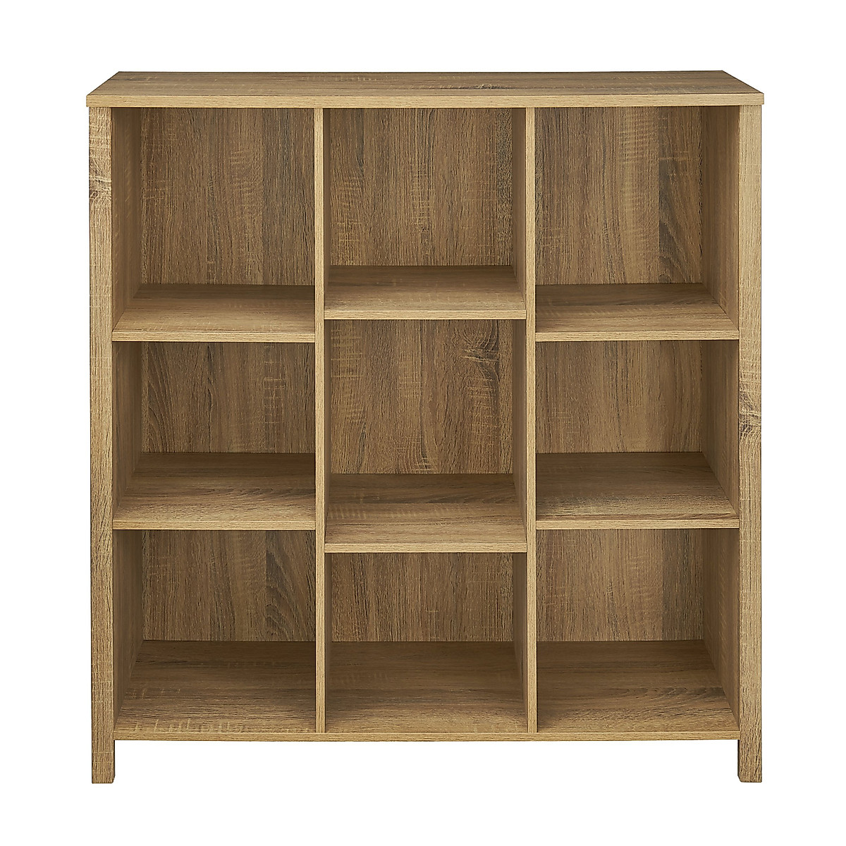 ClosetMaid 16056 Premium Adjustable 9-Cube Organizer, Weathered Oak