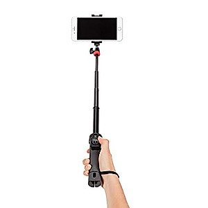 JOBY JB01550-BWW TelePod Mobile Tripod for Smartphone and Camera - Bluetooth Remote, Monopod, Selfie Stick, Vlogging, iPhone, Mirrorless, 360, Action Camera, Lights