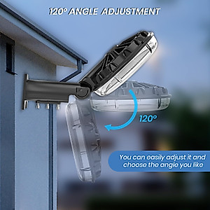 Hncelrat LED Barn Light - 15000LM Dusk to Dawn Outdoor Light, IP65 Waterproof Flood Security Lights - 6500k Barn Lights Outdoor with Photocell Angle Adjustable for Farmhouse Yard Garden Garage - 1Pack