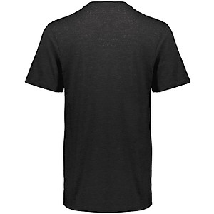 Augusta Sportswear mens Tri-blend T-shirt Short Sleeve, Black Heather, 4X-Large US