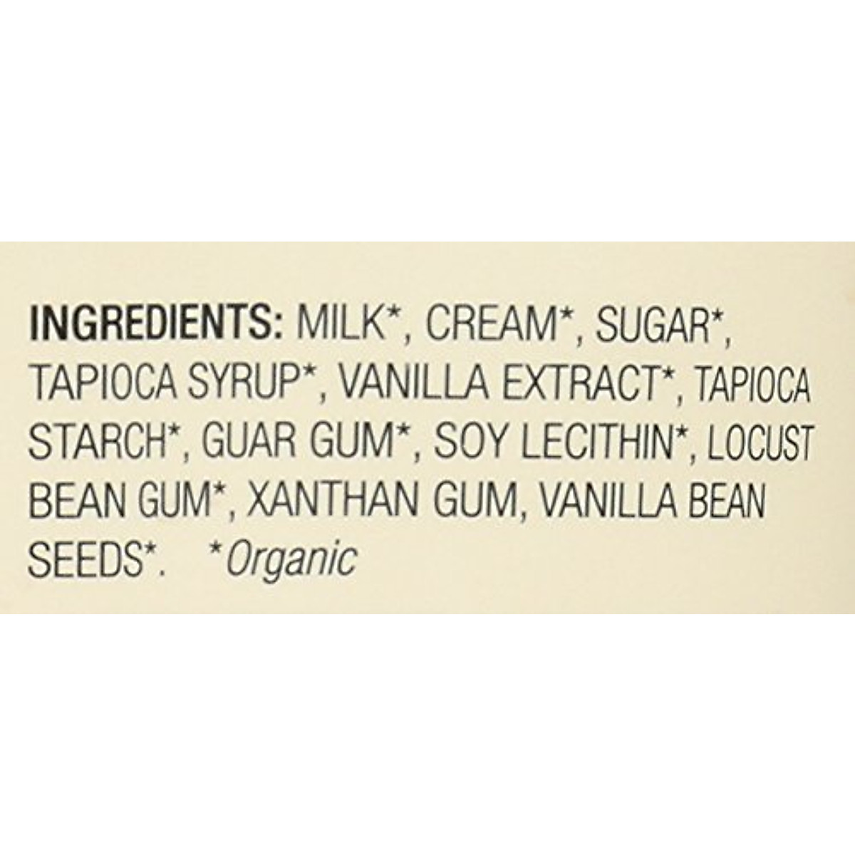 Alden's, Organic Vanilla Bean Ice Cream, 48 oz (Frozen)