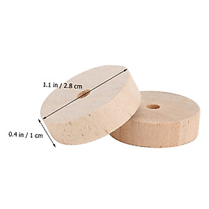 150 Pcs Log Wheel Wood Crafts Wheels Toy Car Wheels Wooden Wheels for Crafts Wooden Crafts Wheels Wooden Toy Kids Wood Wheels Toy Wood Car Wheels Small Wood Wheels Wood Toy