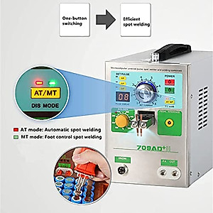ZWJABYY 709AD+ Battery Spot Welder,Pulse Spot Welder,for Welding Lithium-Ion Battery Pack,Equipped with Cooling System and Intelligent Welding Function,110V-220V