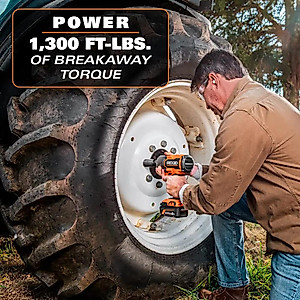 Pacroban 18V Brushless Cordless 4-Mode 1/2 in. High-Torque Impact Wrench Kit with 4.0 Ah Battery and Charger