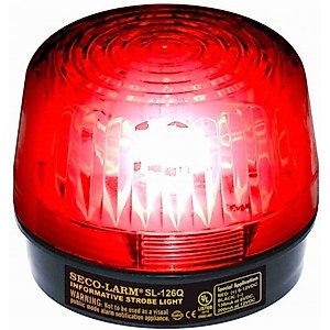 SECO-LARM SL-126Q/R Red Security Strobe Light