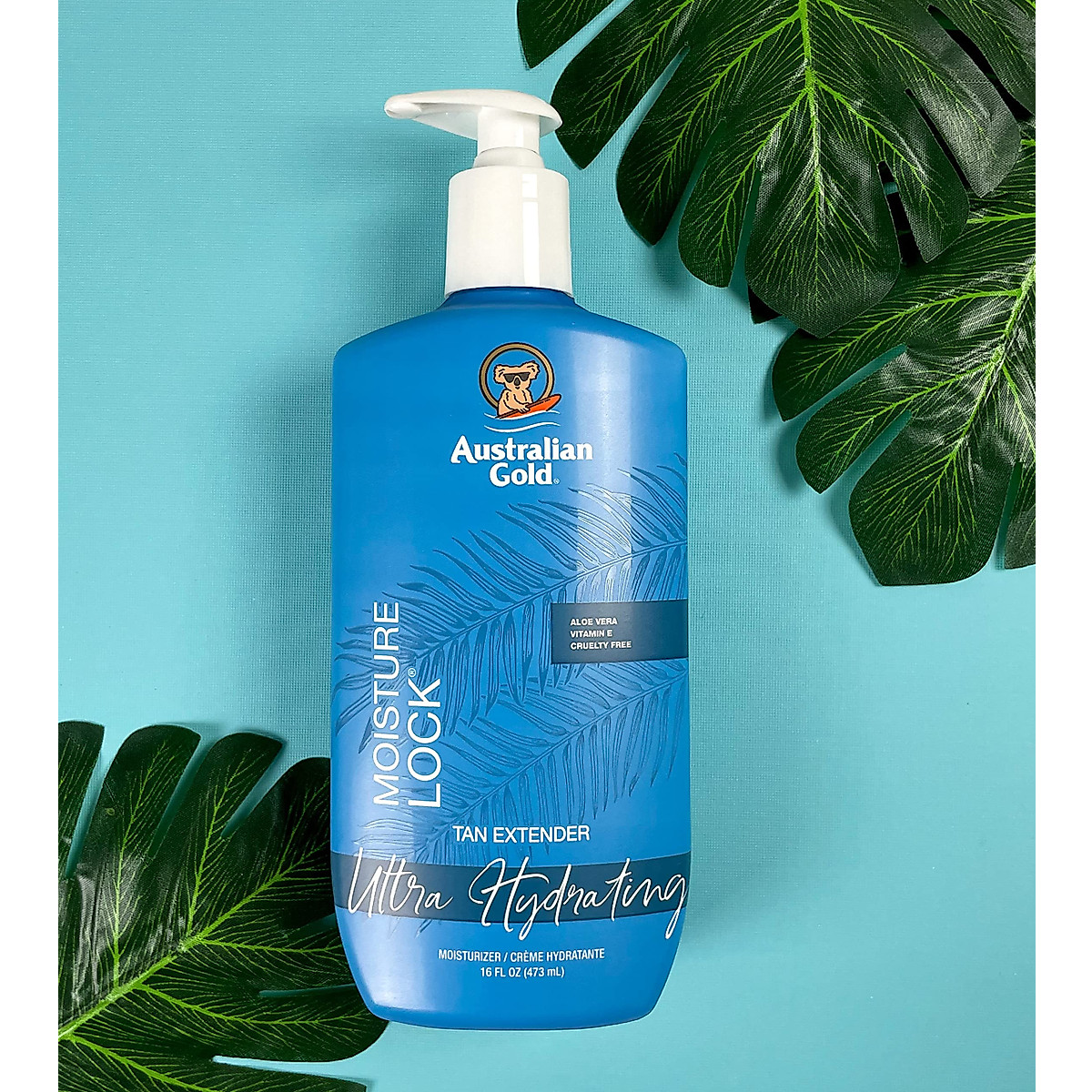 Australian Gold Moisture Lock Tan Extender Lotion, Enriched with Vitamin E & Aloe Vera, Cocoa Dreams Fragrance, 16 Fl oz​