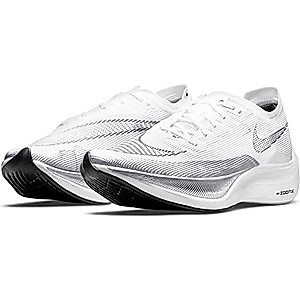 Nike Men's ZoomX Vaporfly Next% 2, White/Black-metallic Silver, 12