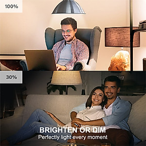 Sengled Alexa Light Bulb, WiFi Light Bulbs, Smart Light Bulbs, Smart Bulbs that Work with Alexa & Google Assistant, A19 Soft White (2700K) No Hub Required, 800LM 60W Equivalent High CRI>90, 4 Pack