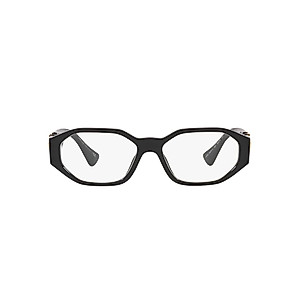 Versace Man Sunglasses Black Frame, Demo Lens Lenses, 56MM