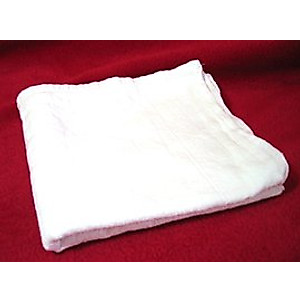 Flour Sack Dish Towels 30 Inches Square 100% Soft, White Cotton Set of Three