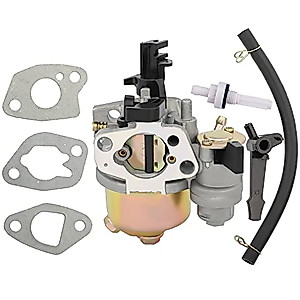 GX160 Carburetor for Honda GX168F 5.5HP GX200 6.5 HP Engine WP30X EG1400 EZ2500 Generator 16100-ZH8-W61 16100-ZLO-W51 Carb with Choke Lever Intake Manifold Fuel Filter Parts Kit Predator 212cc